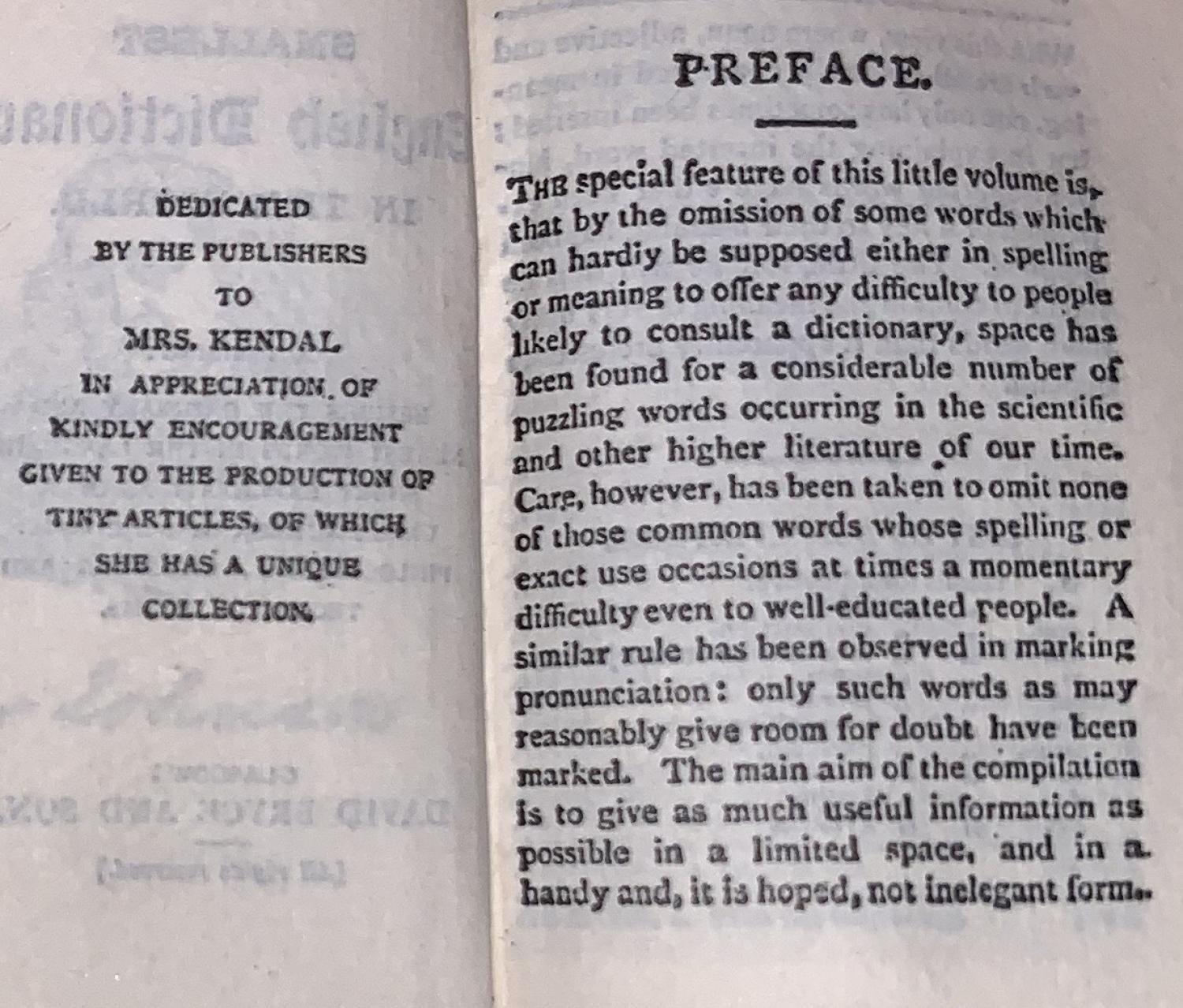 Zantiques.co.uk: Bryce Miniature Dictionary - Smallest English ...